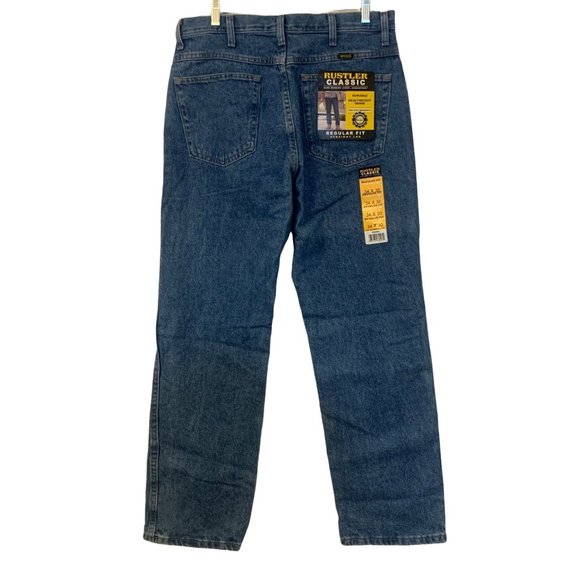 Wrangler | Jeans | Nwt Wrangler Rustler Jeans Denim Medium Wash Regular ...